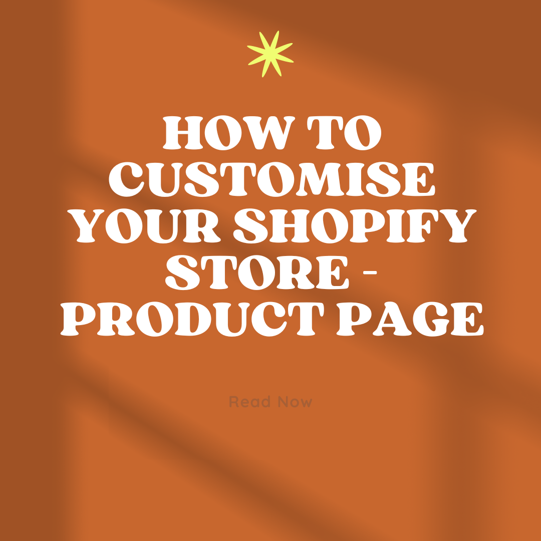 How to Customise your Shopify Store - Product Page – PageCrowd.co.uk